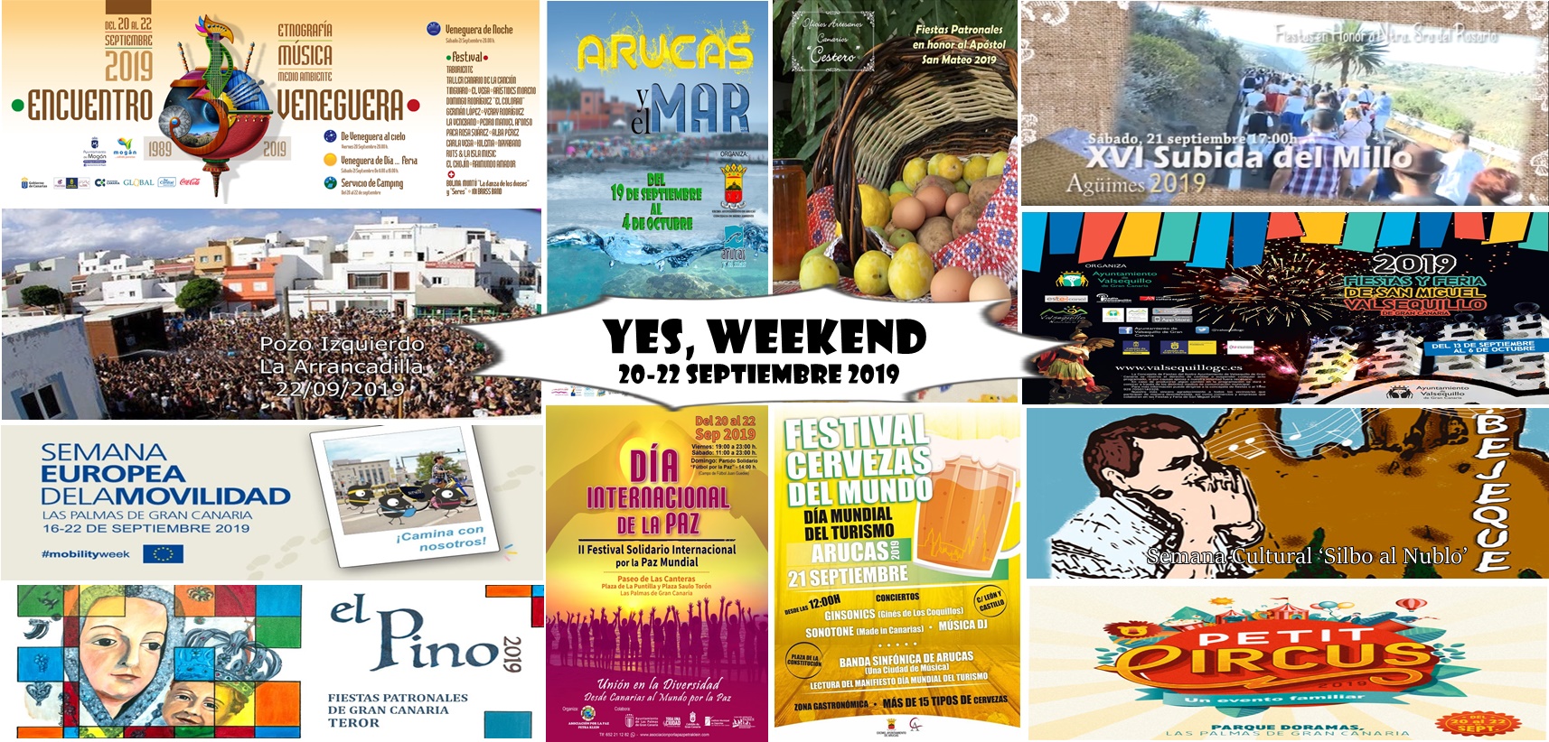 YES, WEEKEND, 20-22 Sep 2019, Eventos en Gran Canaria